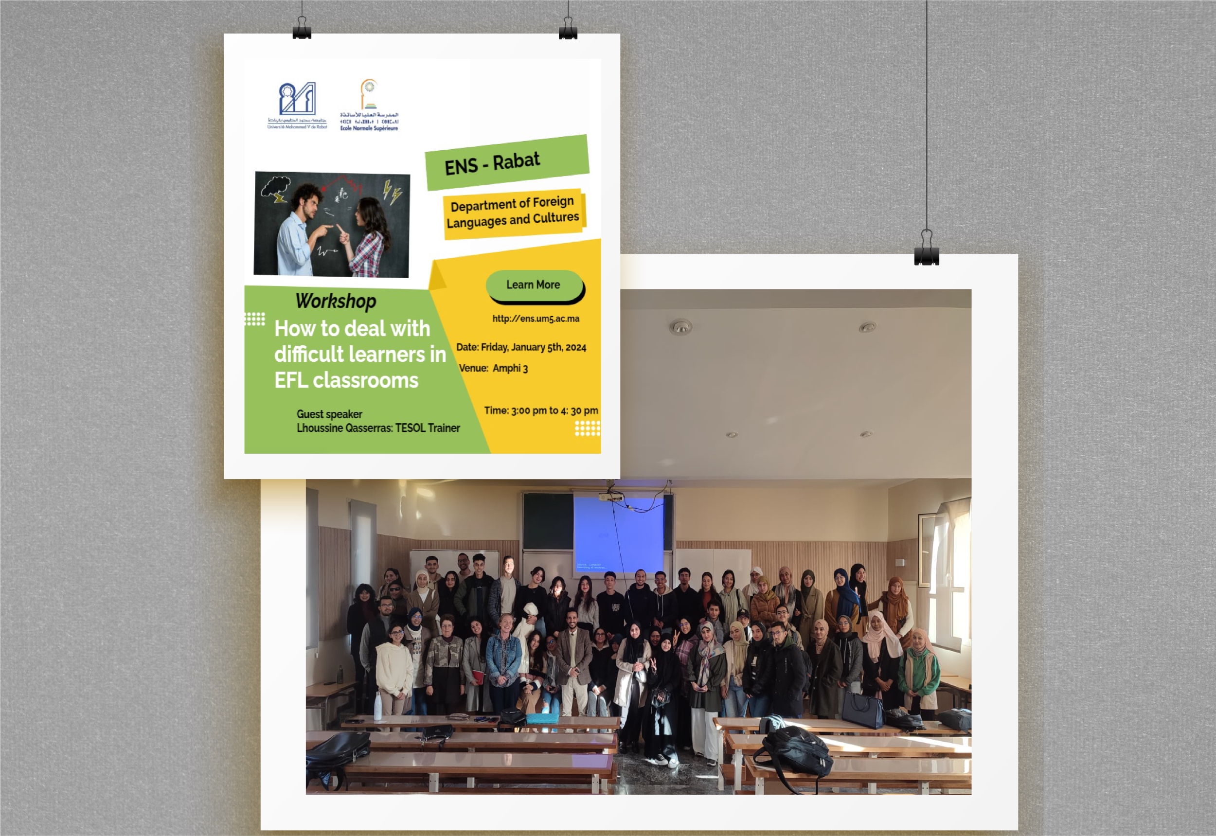 Activité Culturelle 2 | Ecole Normale Supérieure de Rabat